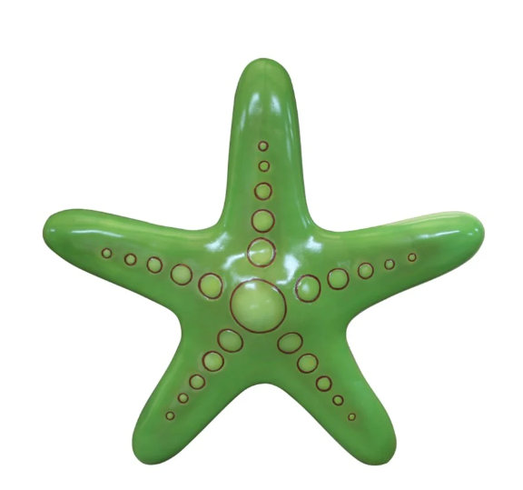 Rosecliff Heights Camoya Comic Starfish Bubbles Statue | Wayfair