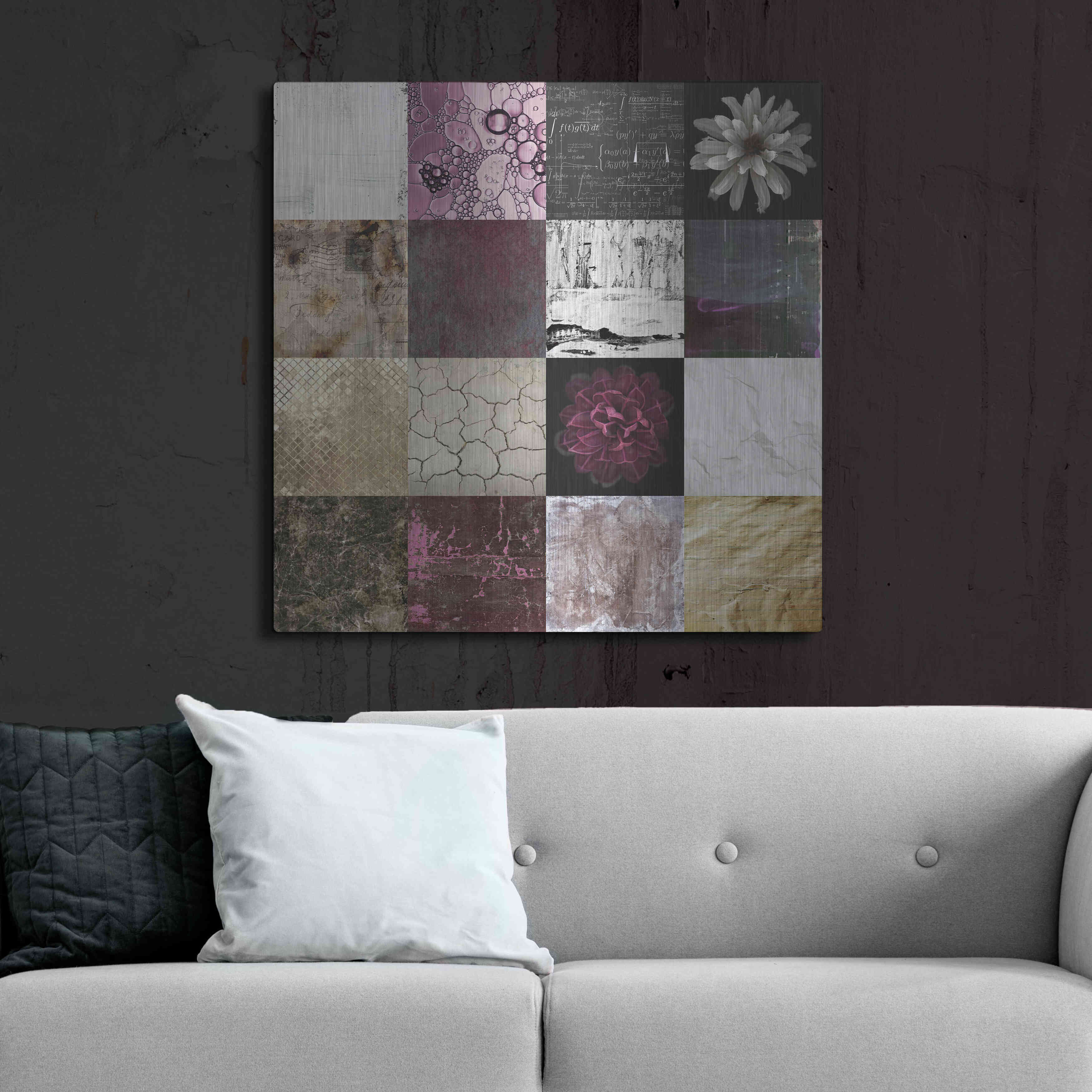 Winston Porter Tiles Decor Purple Notes' by GraphINC, Metal Wall Art ...