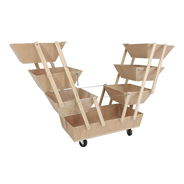 FixtureDisplays Clam Shell Expandable Retain Bin Plywood Point Of ...