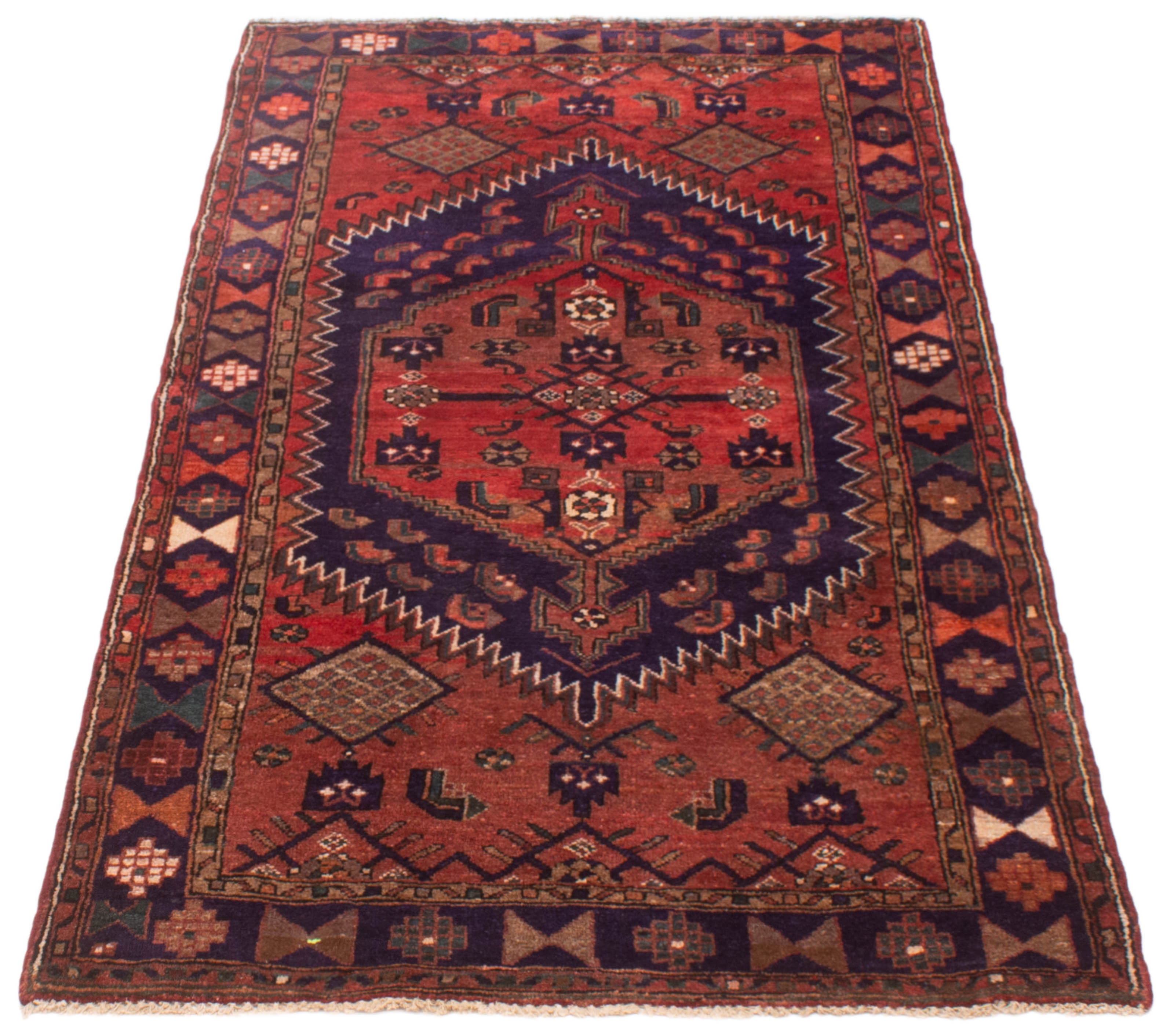 Isabelline McGarry One-of-a-Kind Rectangle: 4' X 7'4" 1990s Wool Area ...