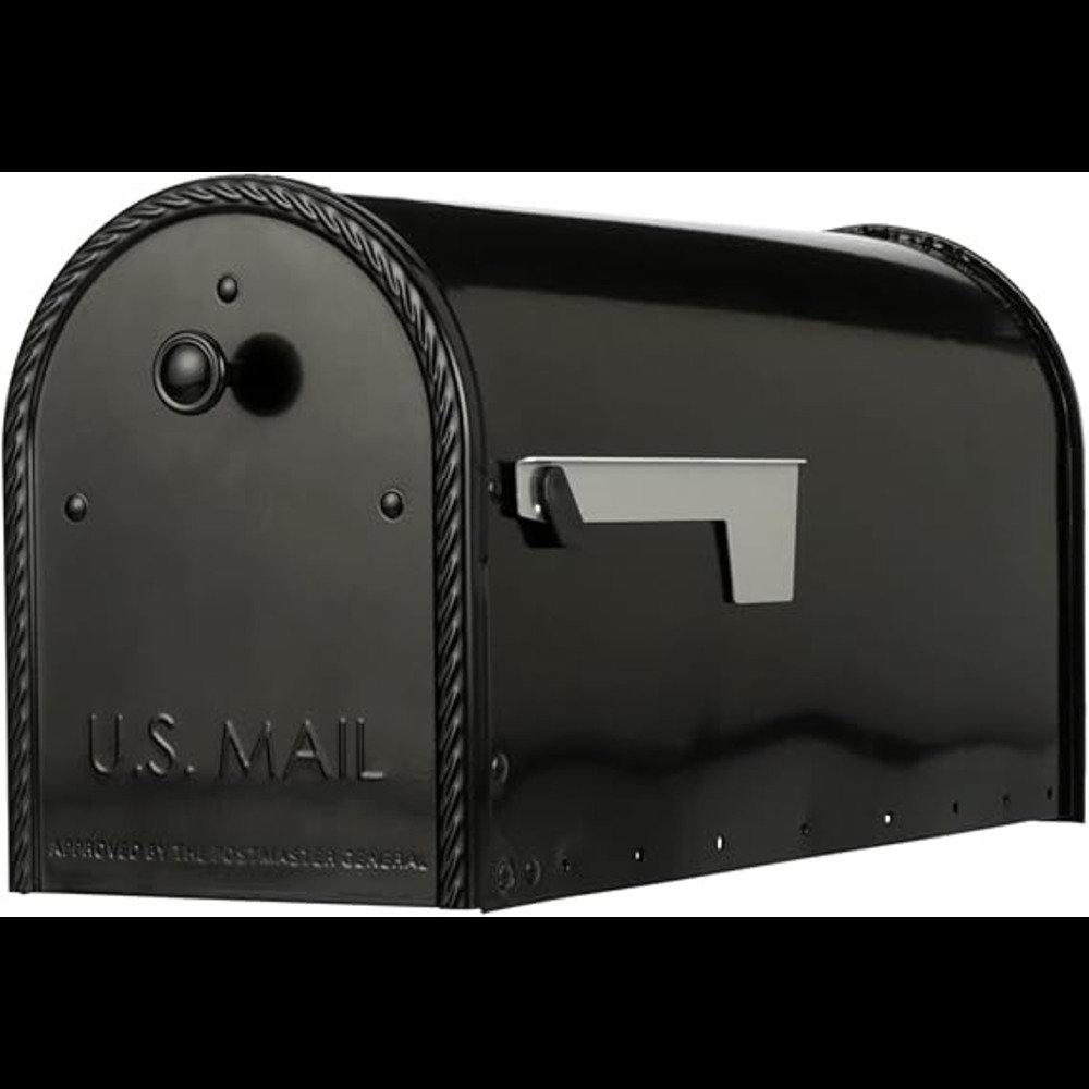 Invenitiah Architectural Mailboxes Edwards Galvanized Steel Post Mount ...