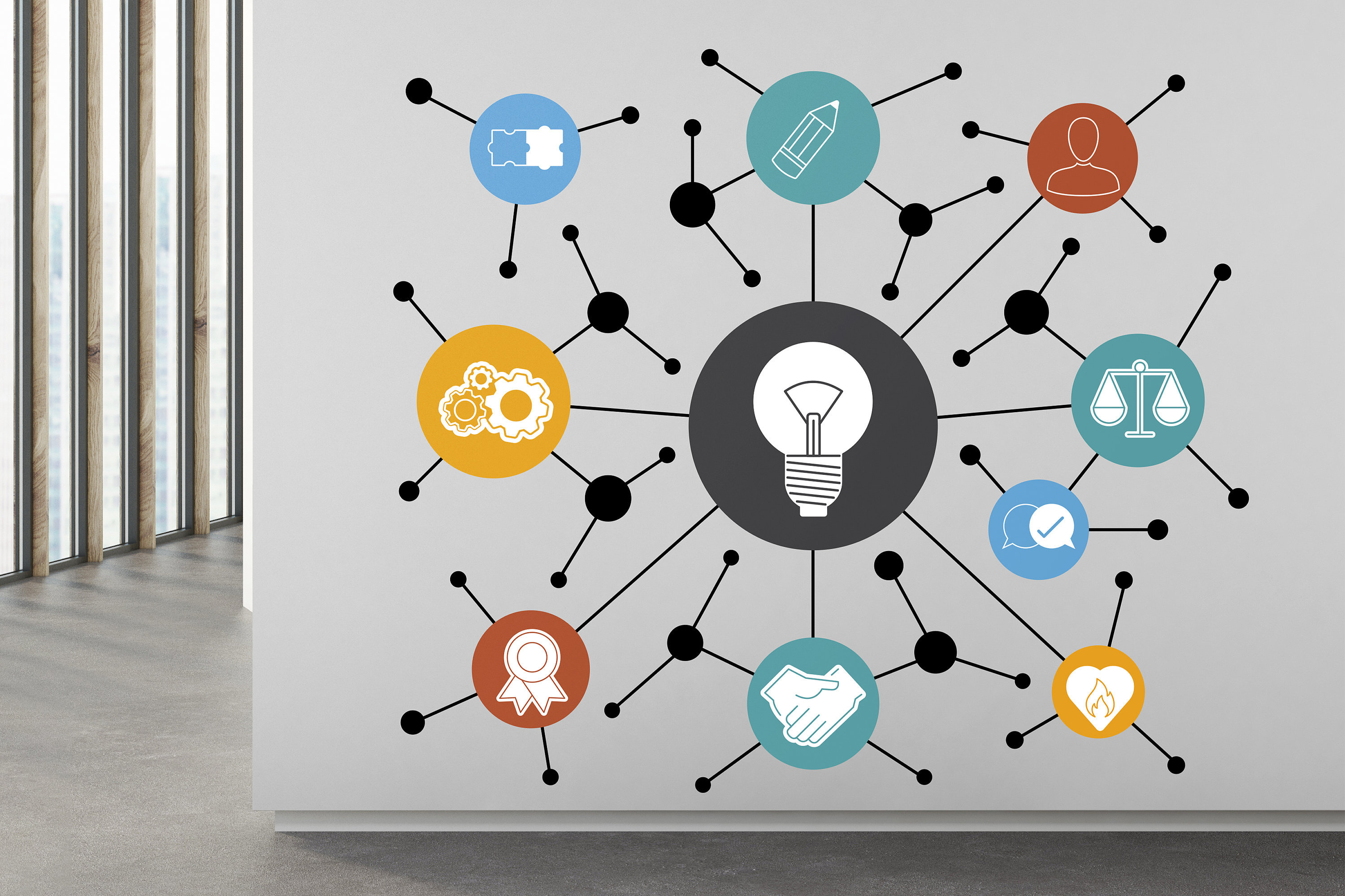 Stickalz Core Value Wall Decal, Business Office Wall Decal | Wayfair