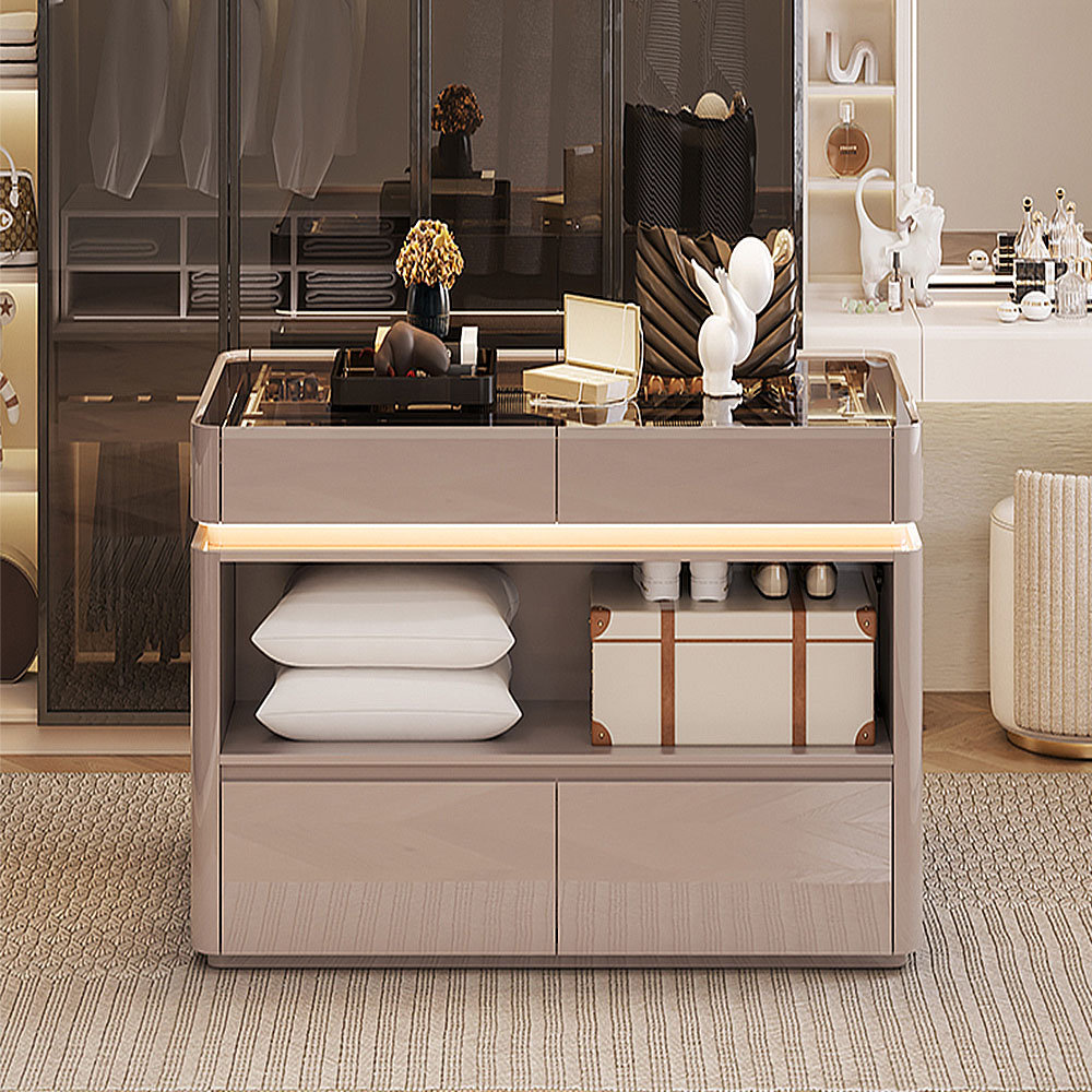 parkerlees Luxury Island Wardrobe&Jewelry Display Cabinet | Wayfair