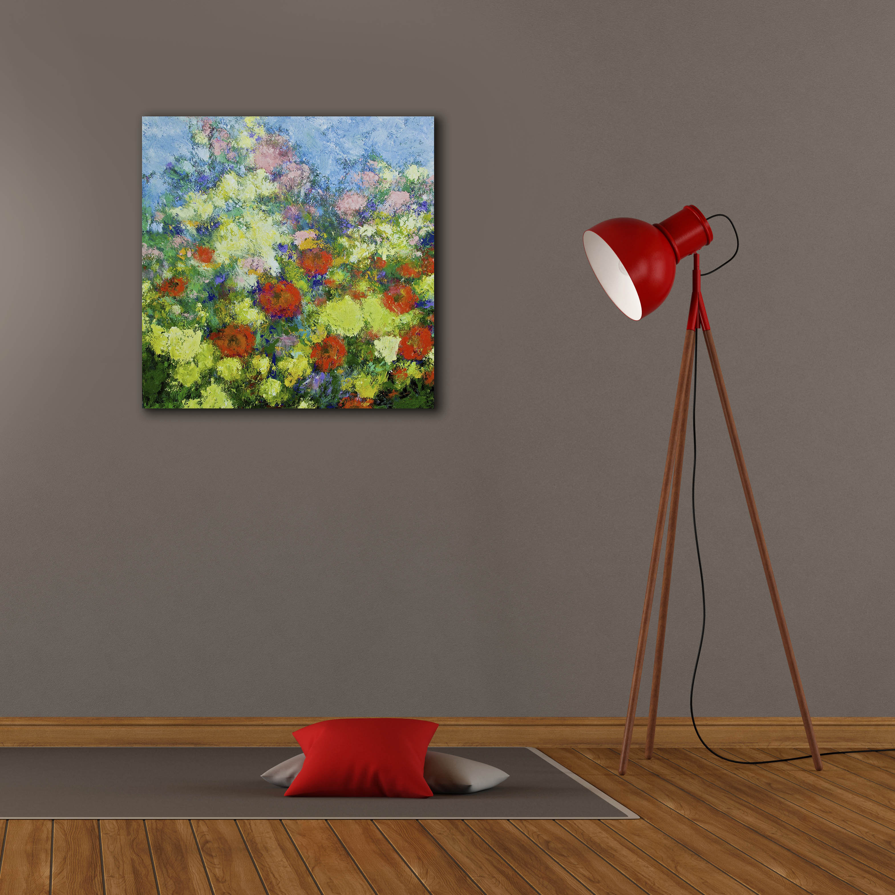 Winston Porter 'Garden Shower' by Allan Friedlander Canvas Wall Art ...