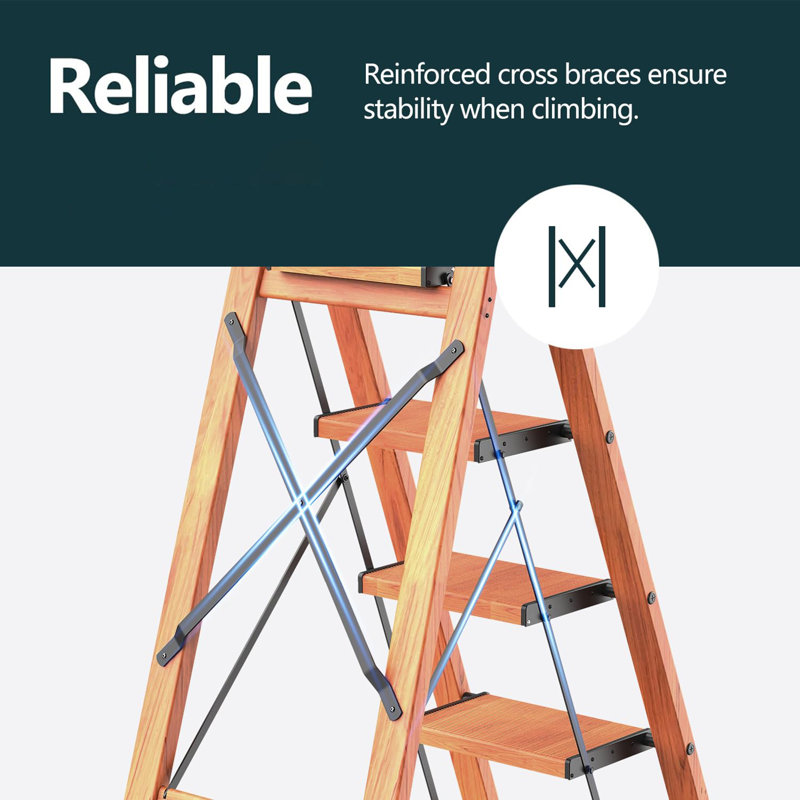 WFX Utility™ 6 - Step Aluminum Folding Small Step Ladder | Wayfair