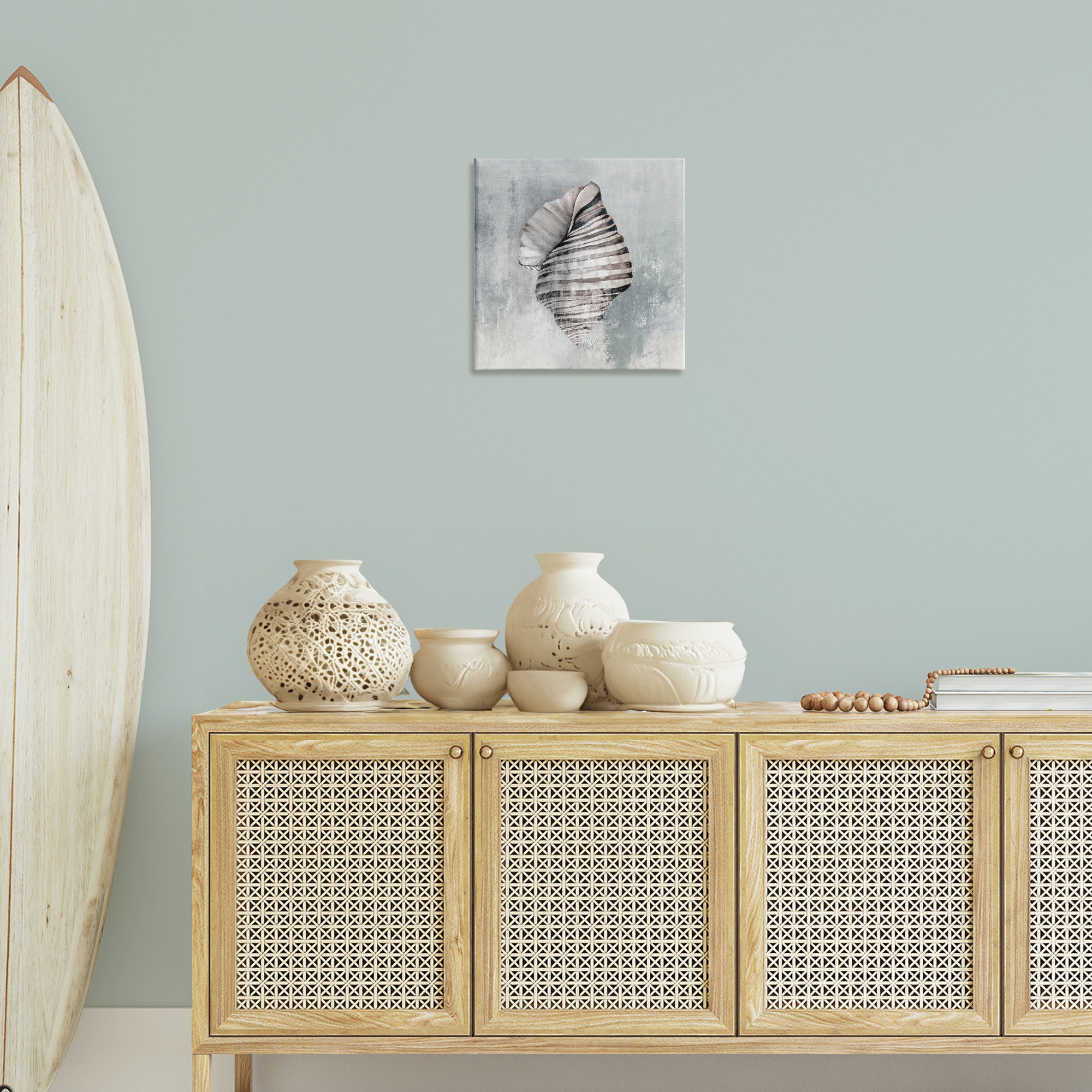 George Oliver Organic Twisted Seashell Canvas Wall Art by Eli Jones ...