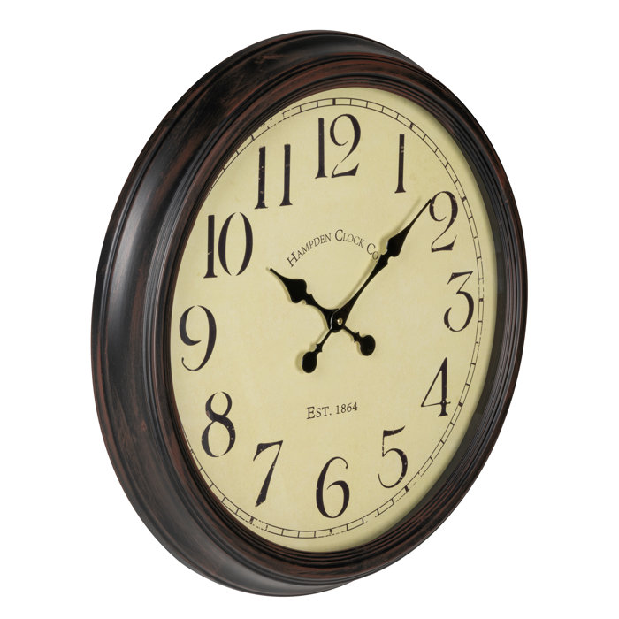 Birch Lane Blasford Metal Wall Clock & Reviews - Wayfair Canada