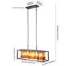 Everly Quinn 3-Light Kitchen Island Rectangle Pendant Light Crystal ...