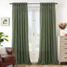 Ebern Designs Janie Linen Semi-Sheer Curtain Pair & Reviews | Wayfair