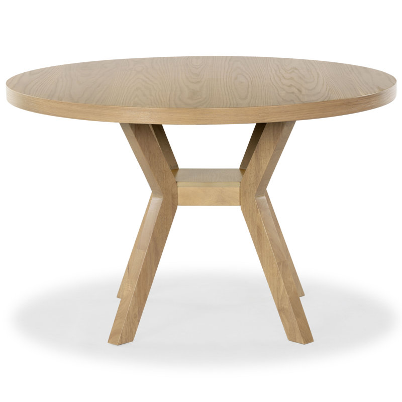 SafaviehCouture Round Solid Wood Base Dining Table & Reviews | Wayfair