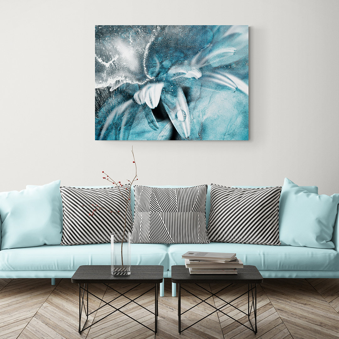 Brayden Studio® Sky Blue Flower | Wayfair