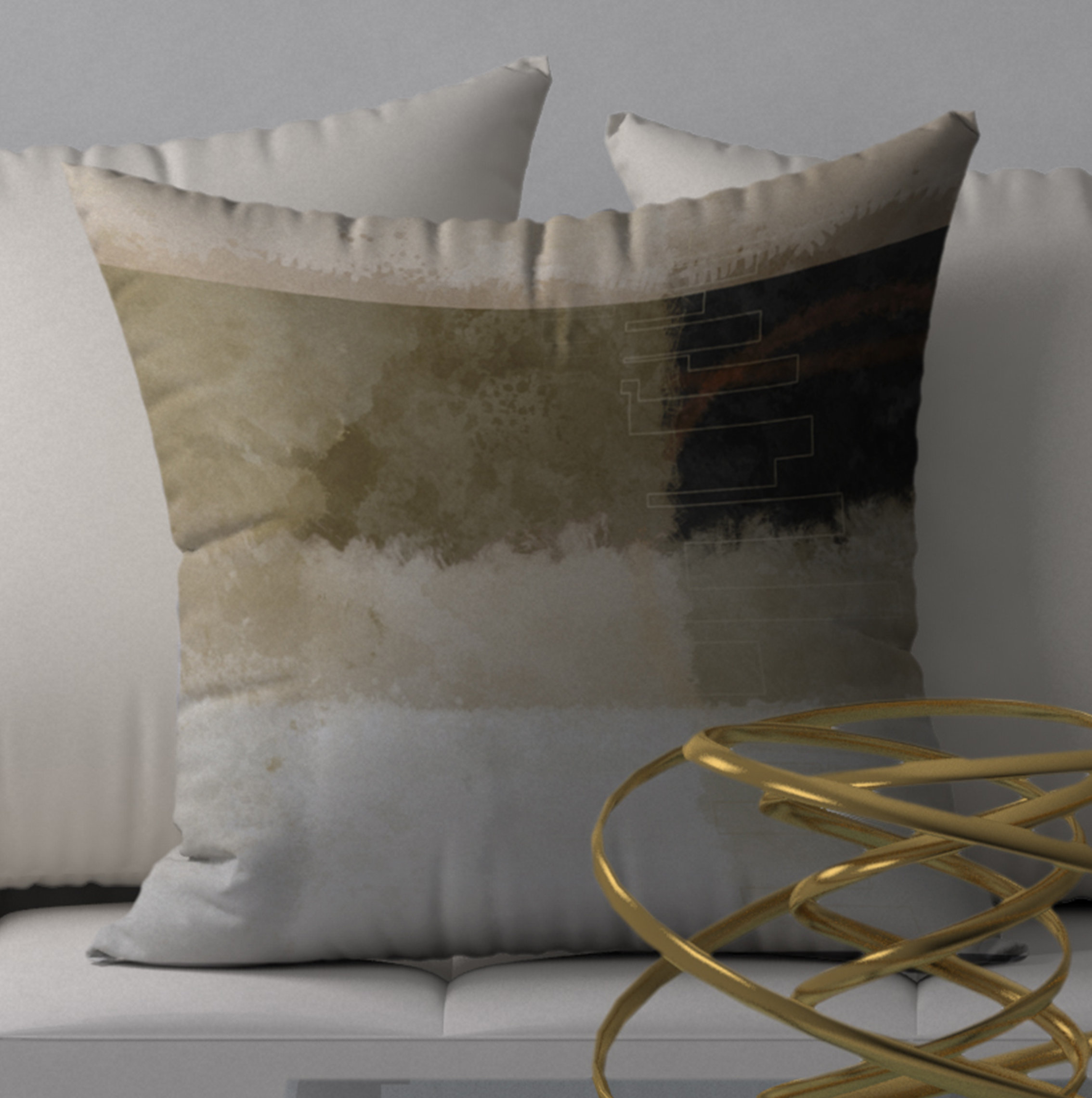 LeRoi Products Power Decorative Square Pillow Cover & Insert | Wayfair