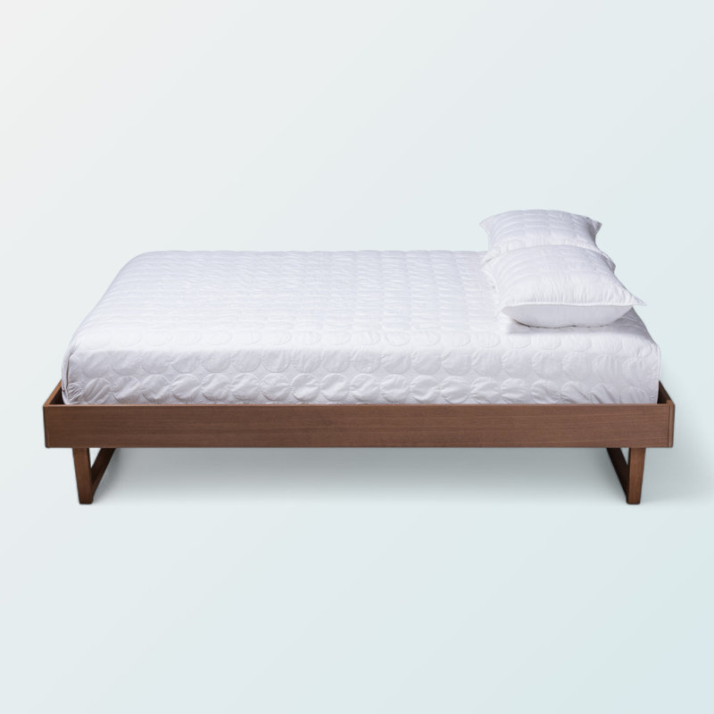 Latitude Run® Winchester Platform Bed Frame in Mid-Century Modern ...