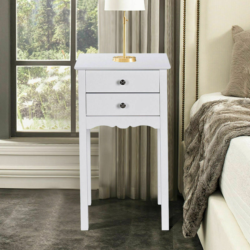 August Grove® Volz Manufactured Wood Nightstand & Reviews | Wayfair