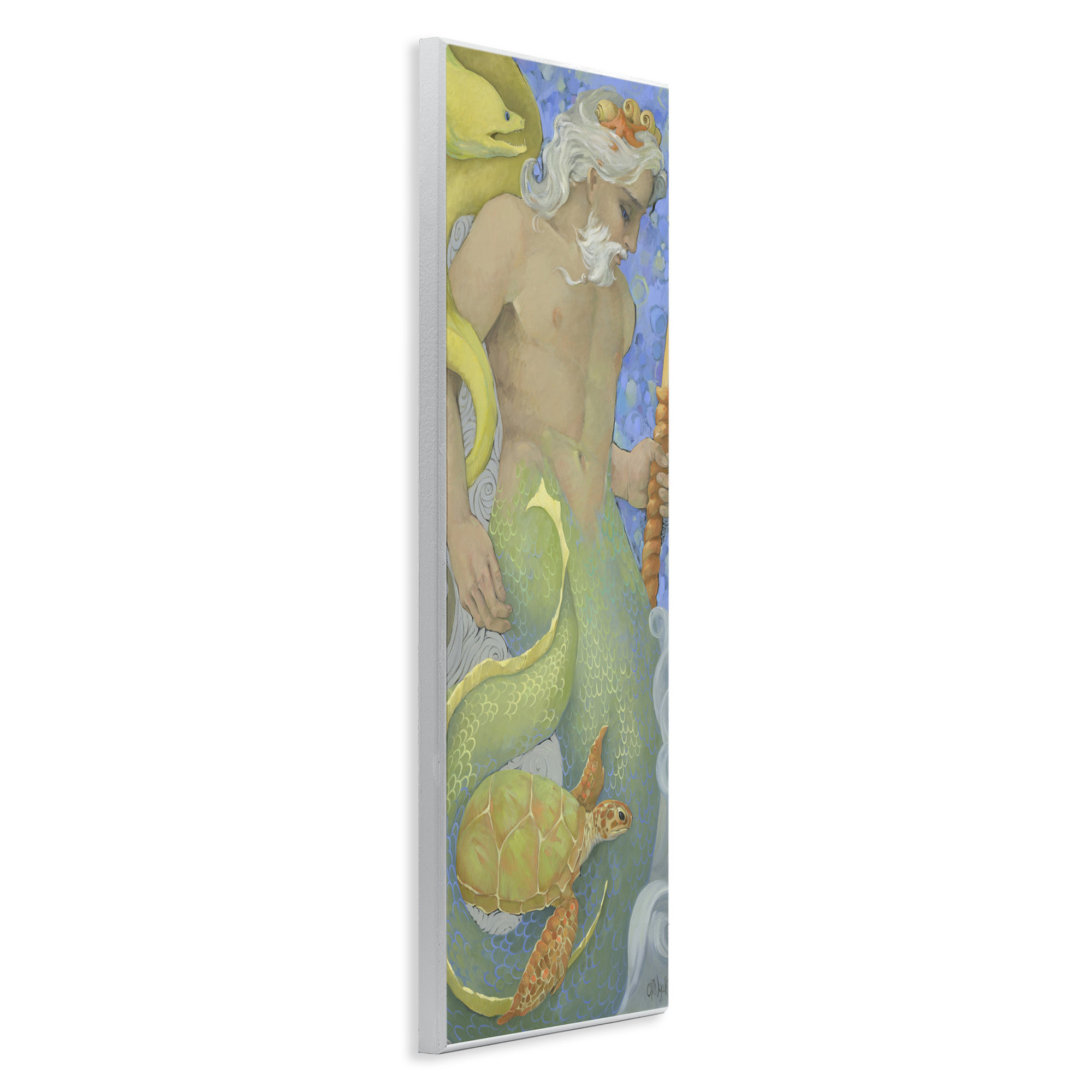 Ebern Designs The Gatekeepers Merman Portrait Wall Plaque, design by ...