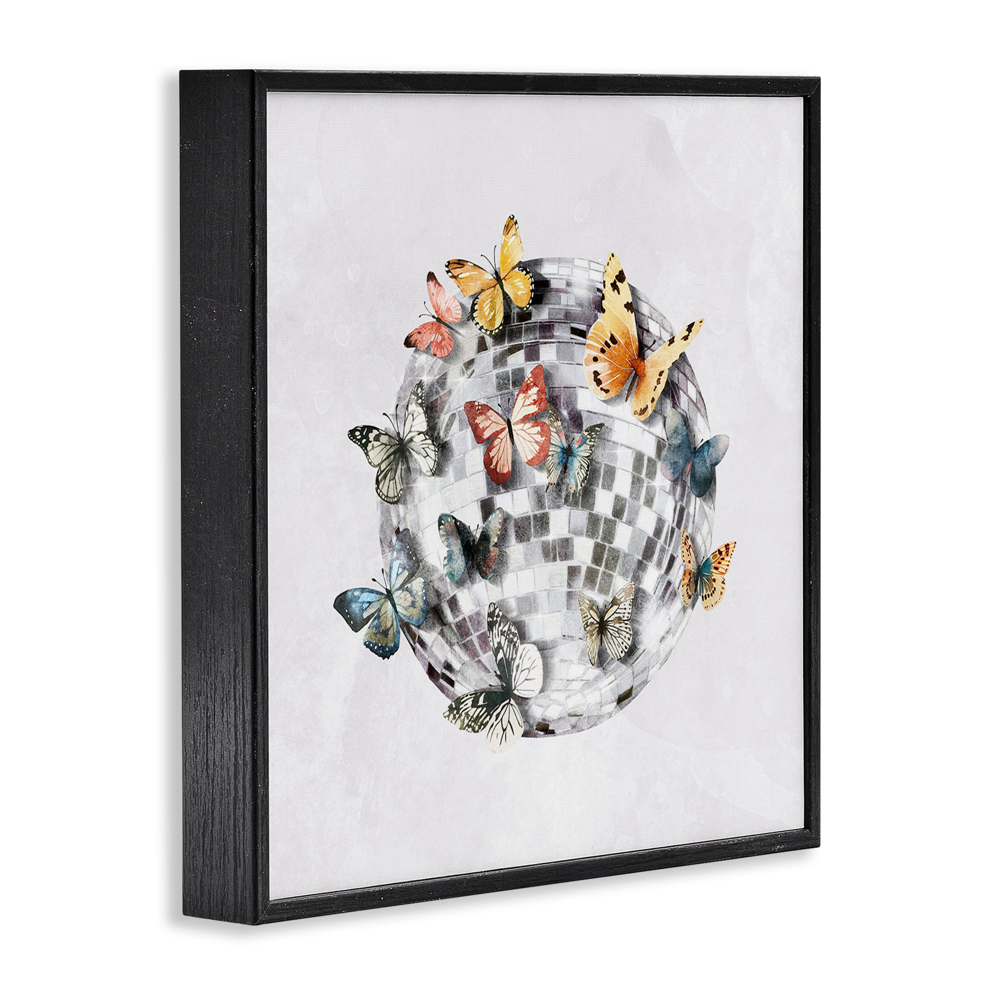 Dakota Fields Butterflies on Disco Ball Giclee Art by Svetlana ...