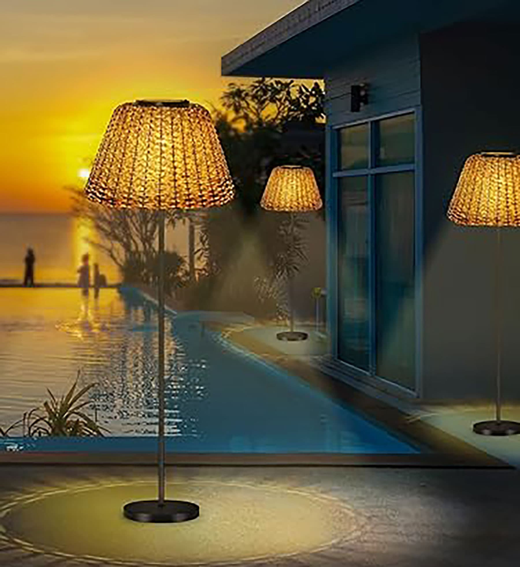 Bayou Breeze Biyanka 11.8'' Solar Powered Integrated LED Accent | Wayfair