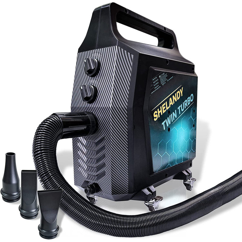 Shelandy Twin Turbo Pet Grooming Dryer Blower for Dog Bathing & Reviews ...
