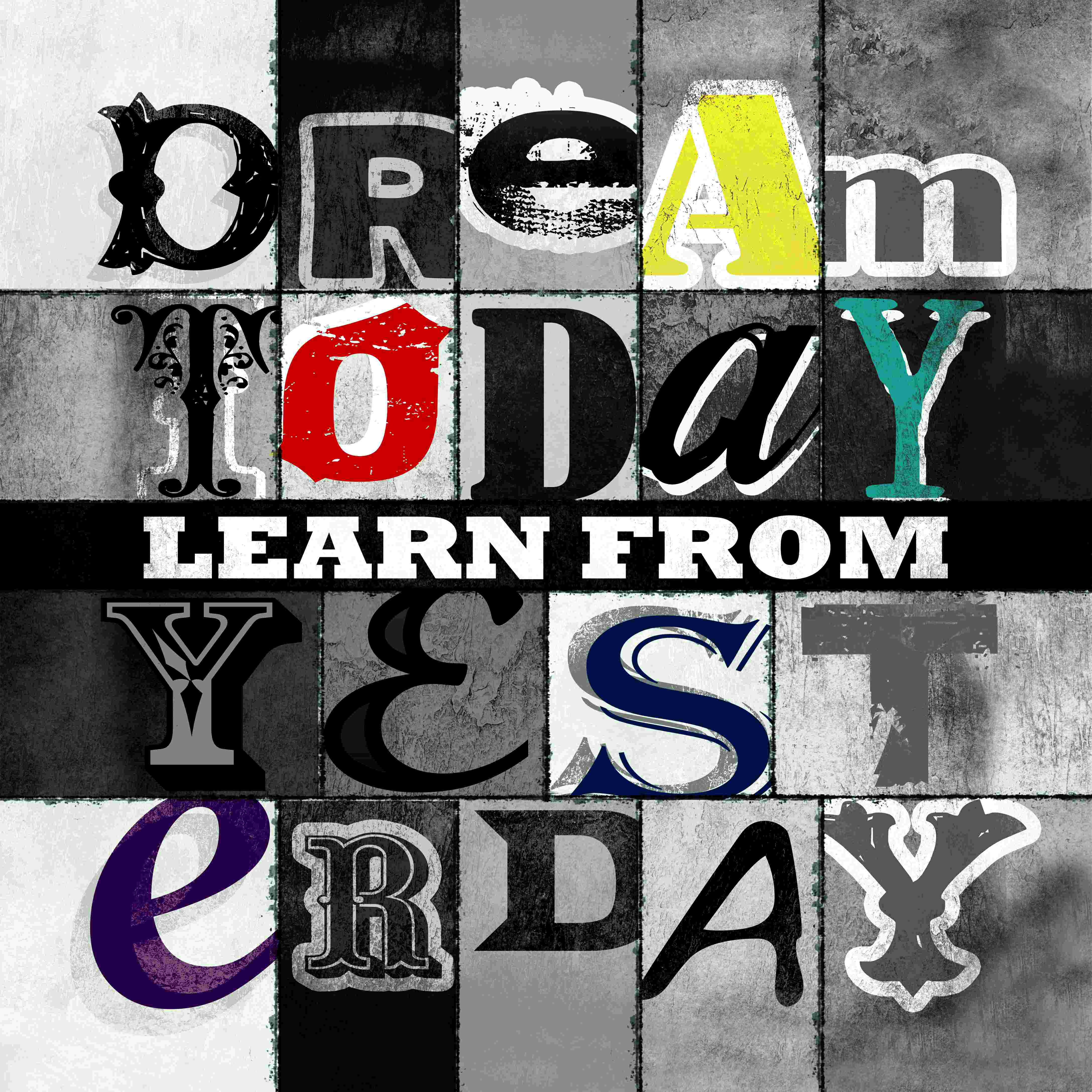 Trinx Dream Today Black and White - Wrapped Canvas Textual Art | Wayfair