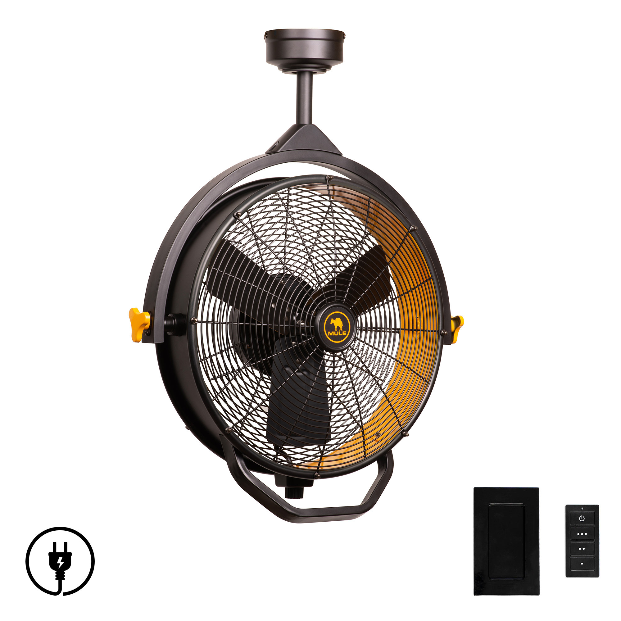 MULE Products 18'' Garage Fan with Remote Included & Reviews | Wayfair