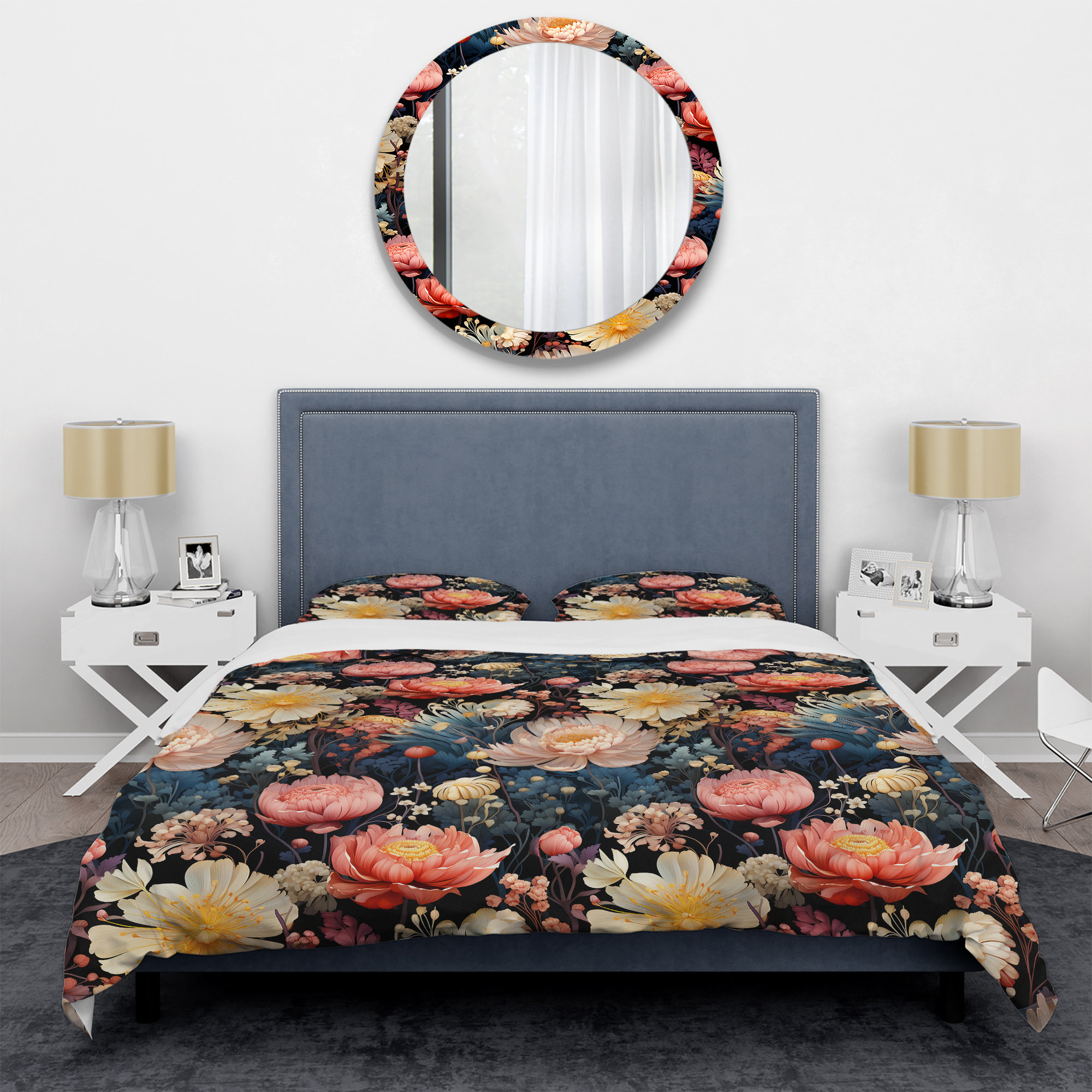 Design Art Cosmic Botany Botanical Pattern III Bedding | Wayfair