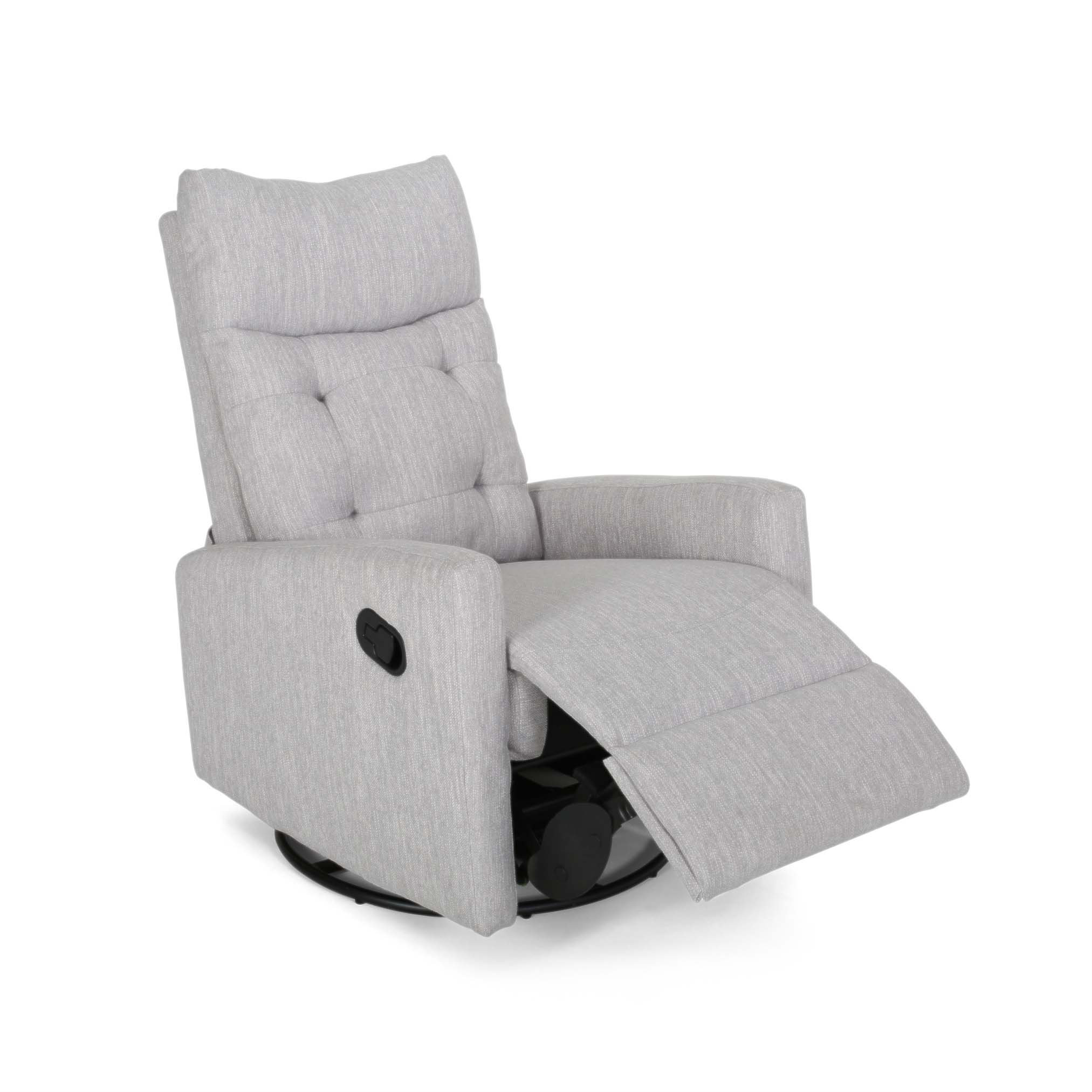 Red Barrel Studio® Contemporary Push-Back Glider Swivel Recliner Chair ...