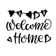 Happy Larry Welcome Monochrome Sign | Wayfair.co.uk