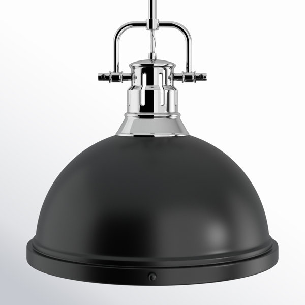 Calico Single Light Steel Dimmable Pendant & Reviews | Birch Lane