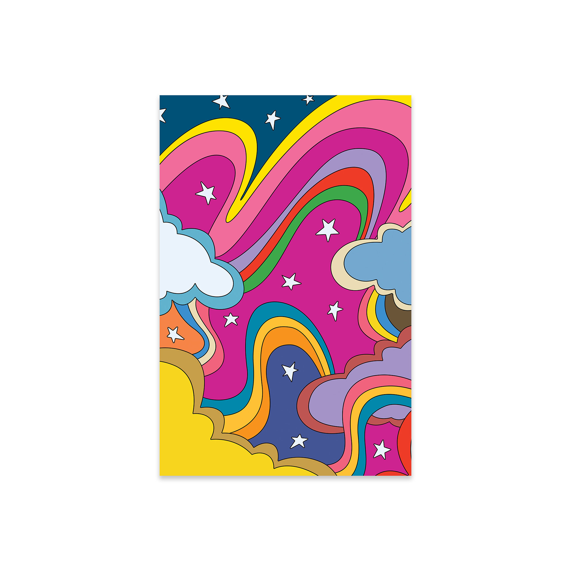 George Oliver 70's Vibes III by Jay Stanley - No Frame Painting | Wayfair