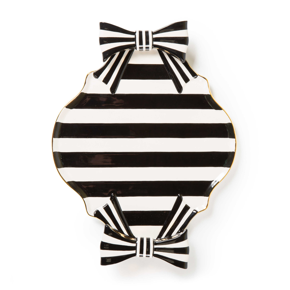 MacKenzie-Childs Courtly Bow Tray & Reviews | Perigold