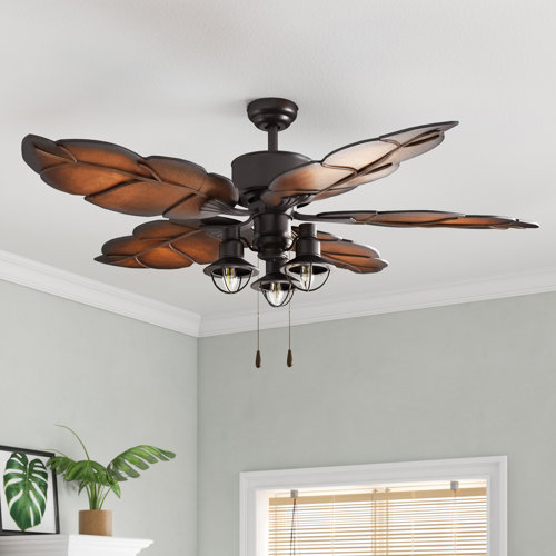 Leaf Blade Ceiling Fans You'll Love | Wayfair
