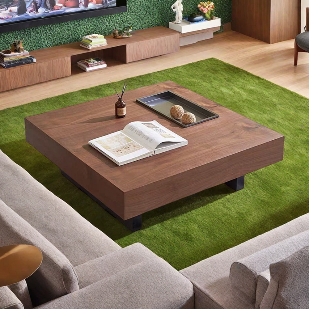 AWORET Minimalist retro style square coffee table | Wayfair