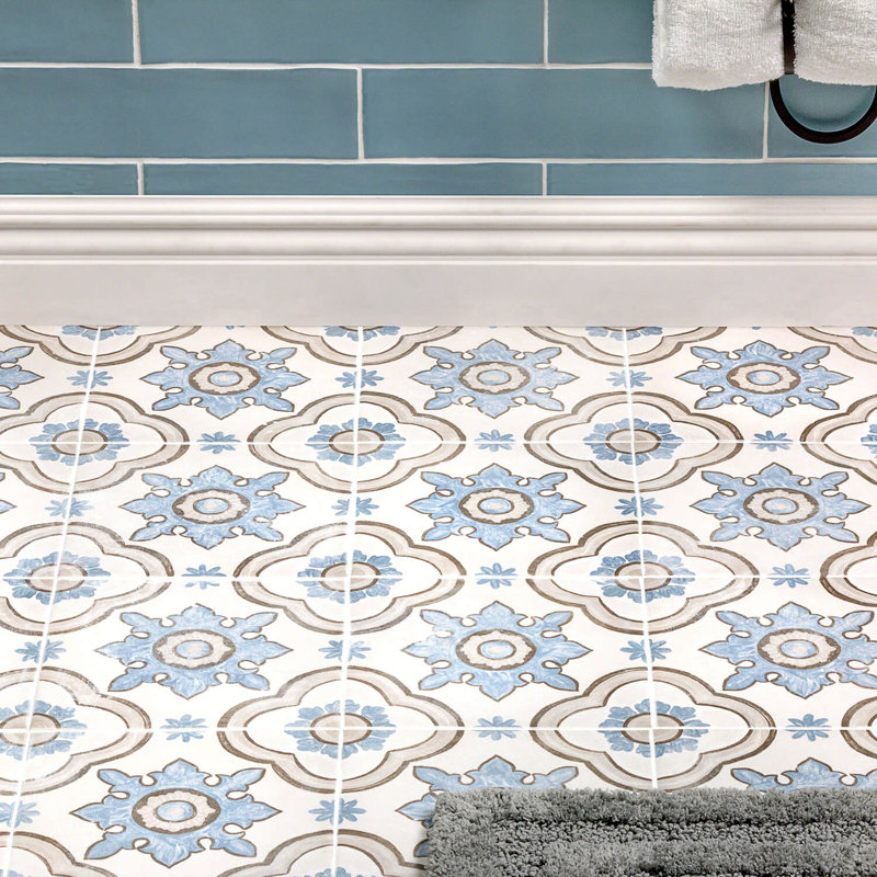 Bond Tile Valencia 8" x 8" Porcelain Spanish Wall & Floor Tile ...