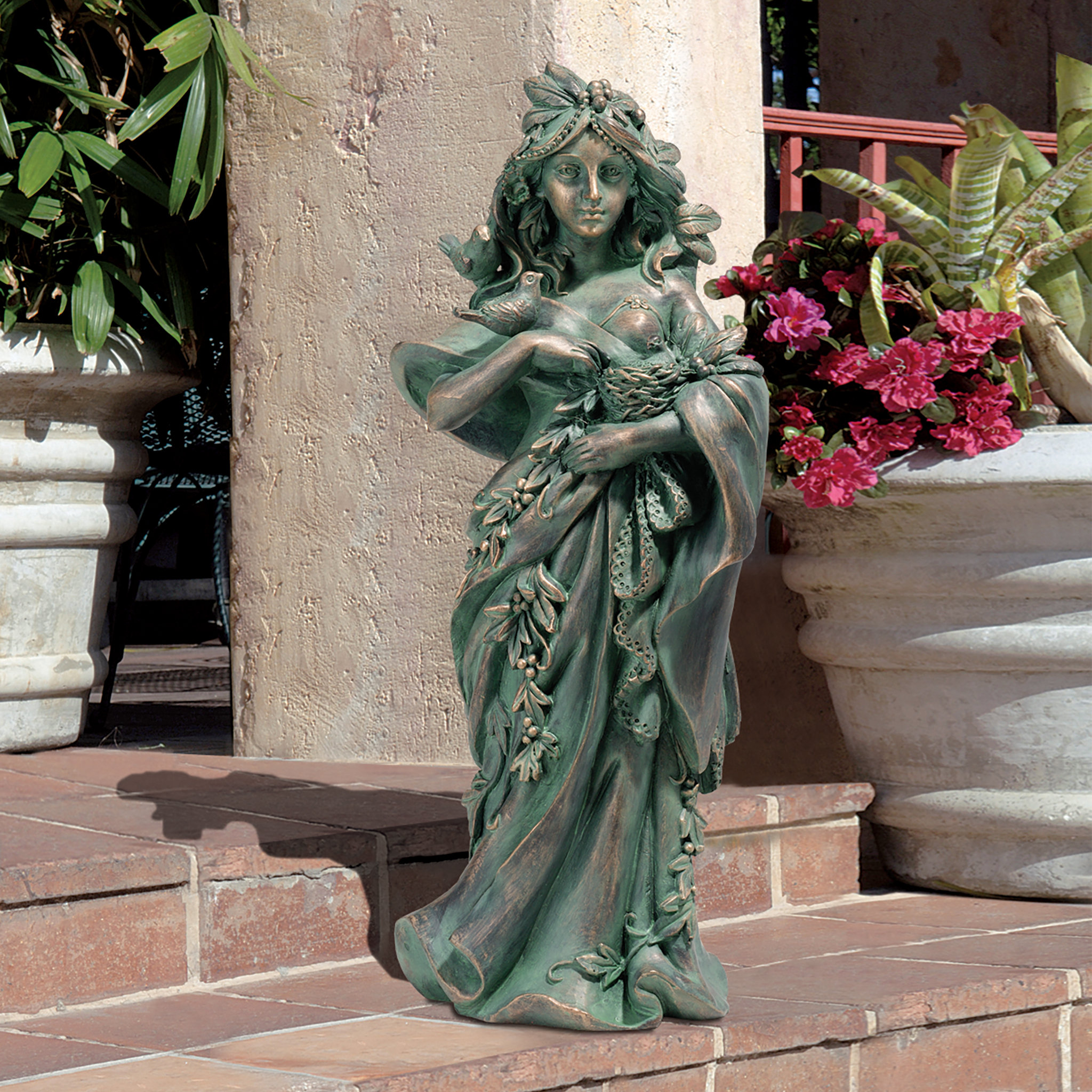 Design Toscano MoTher Nature Maiden of The Forest Statue & Reviews ...