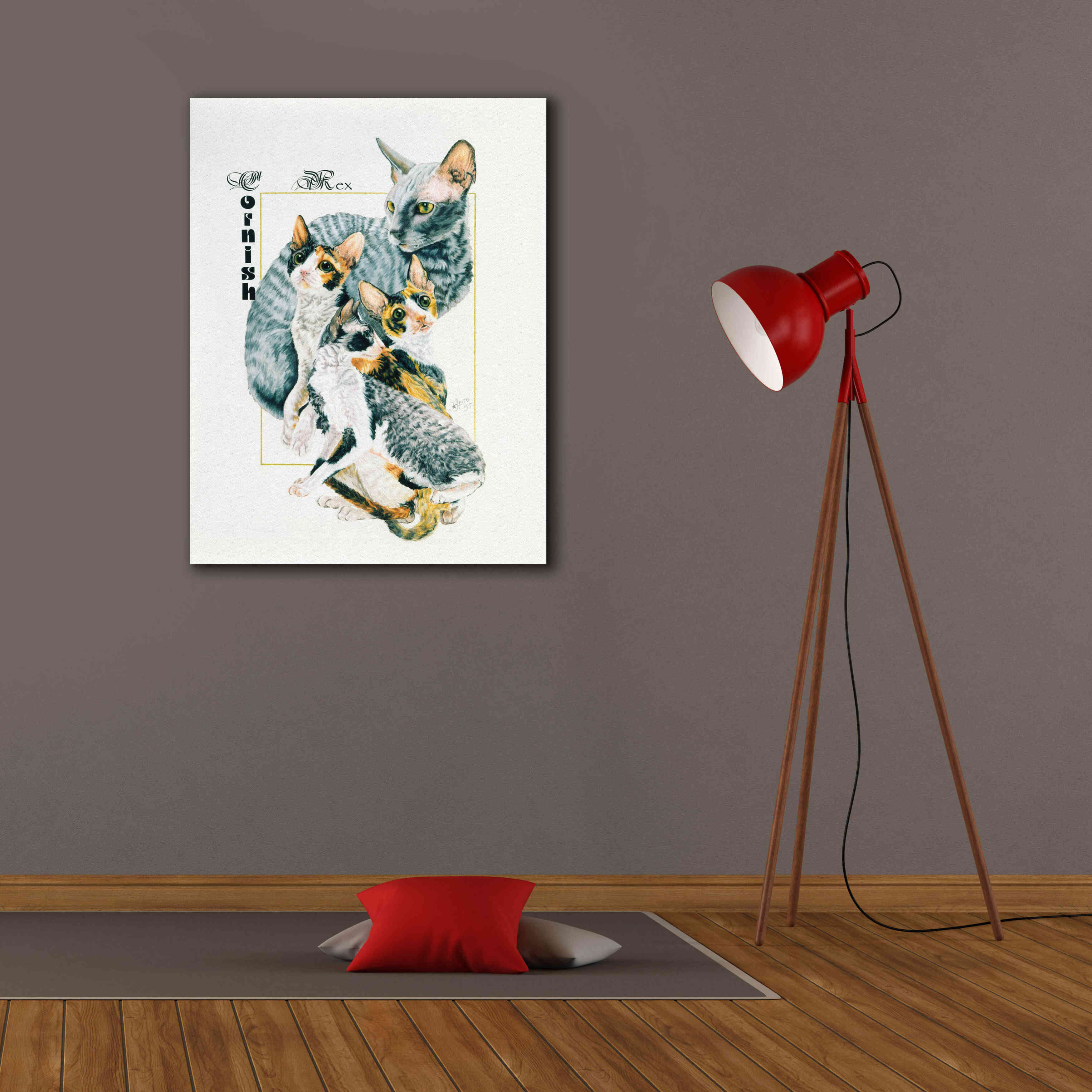 Red Barrel Studio® Cornish Rex by Barbara Keith - Wrapped Canvas ...