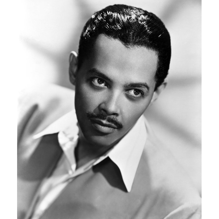 Globe Photos Entertainment Billy Eckstine Looking Up On Paper Print ...