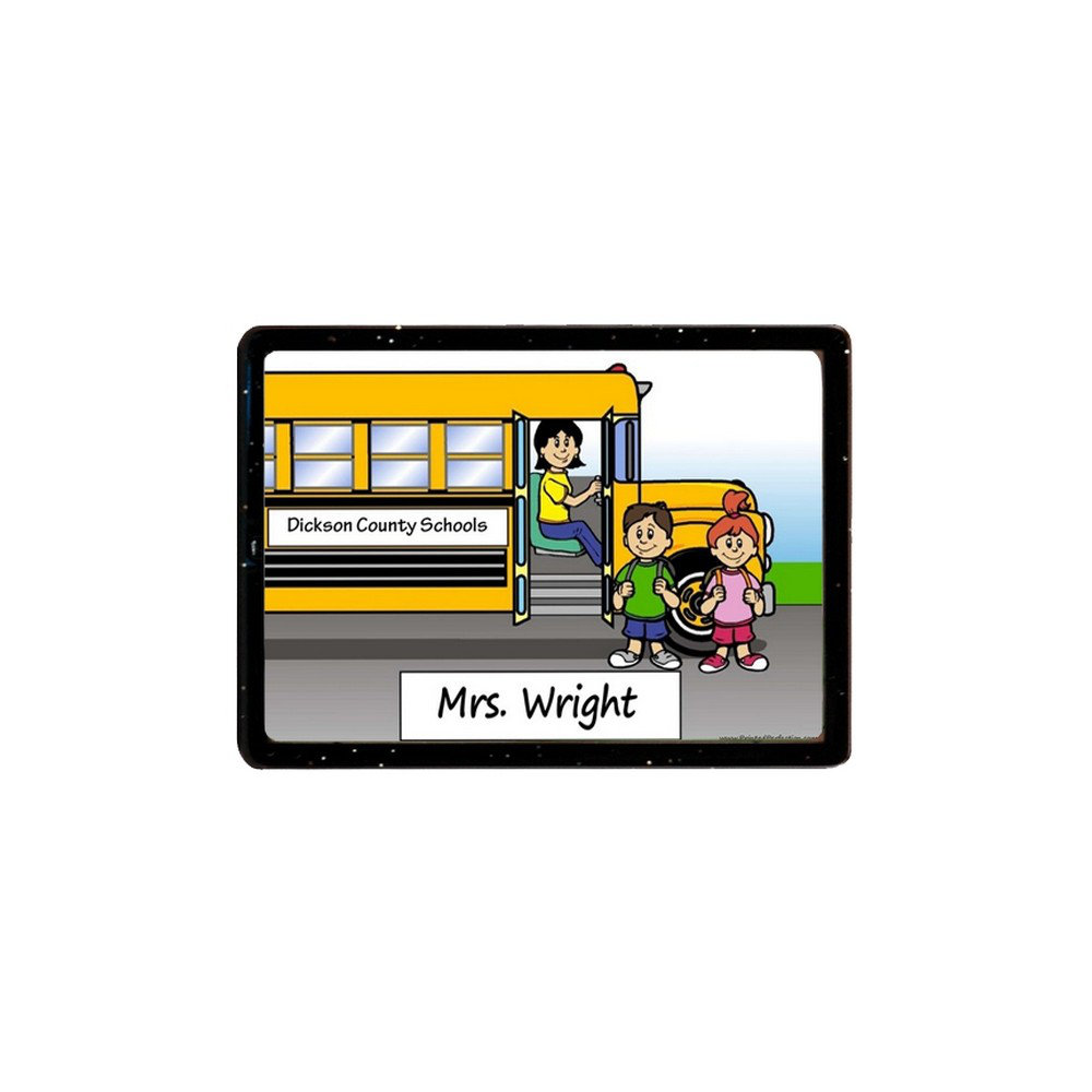 Printed Perfection Personalized School Bus Driver - Female Acrylic ...