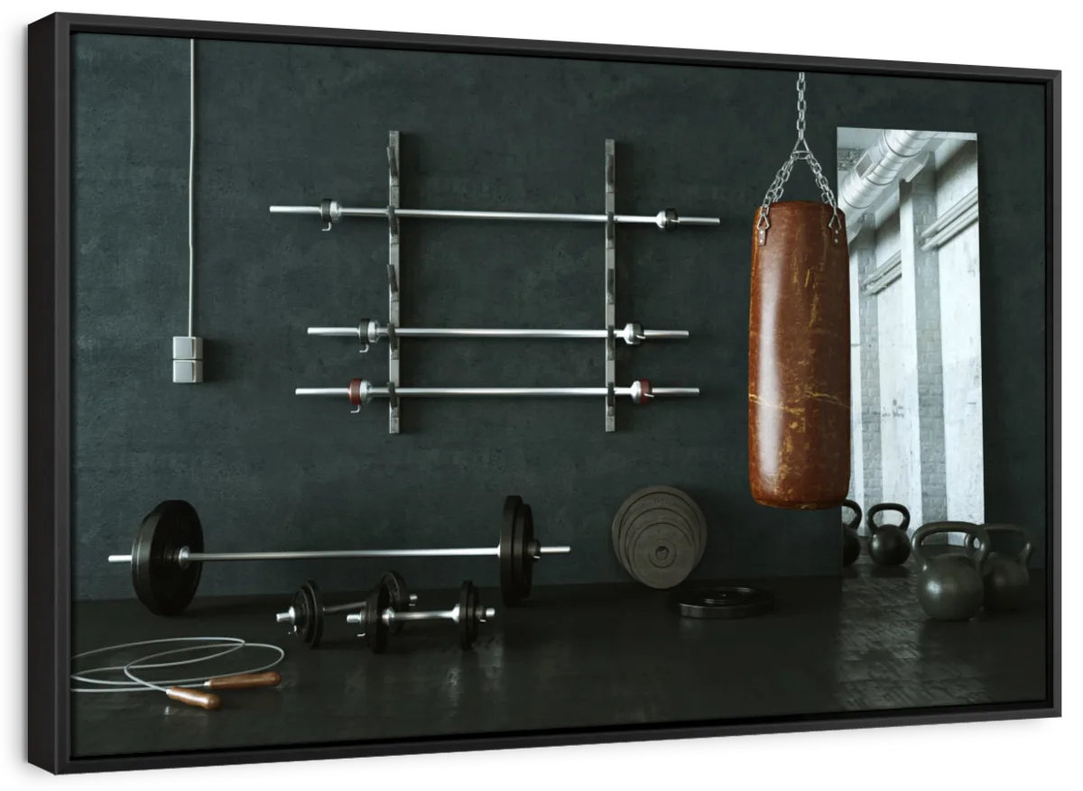 Latitude Run® Home Gym Canvas Print | Wayfair