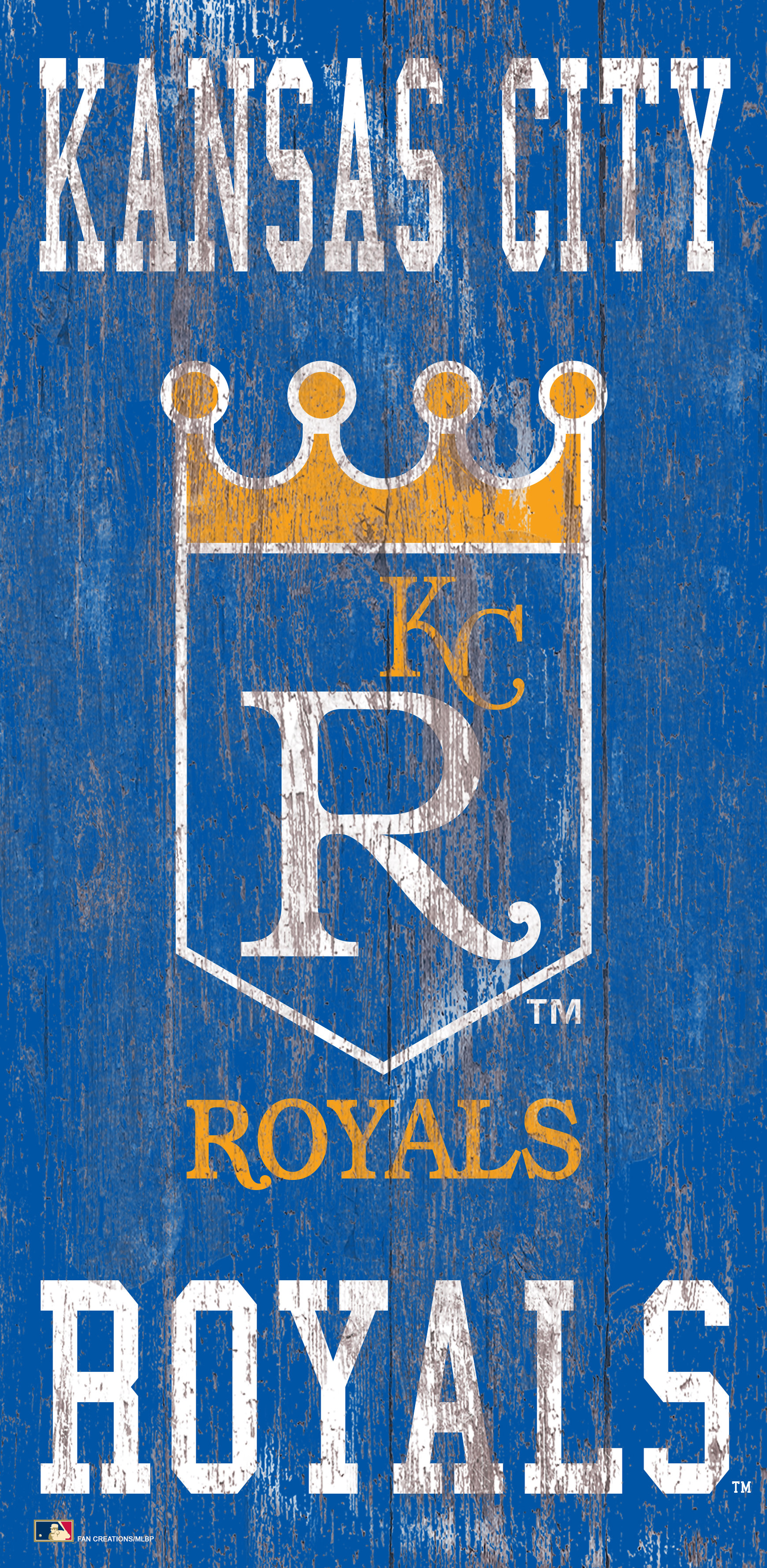Fan Creations 'Kansas City Royals' Graphic Art Print on Wood | Wayfair