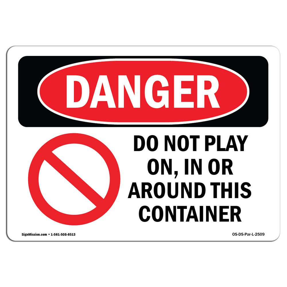 SignMission Do Not Play on in or Around Sign | Wayfair