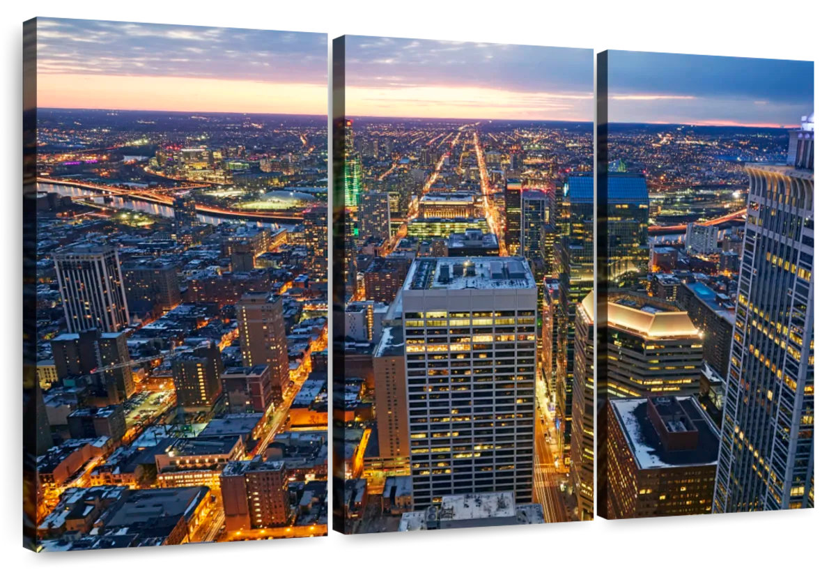 Ebern Designs Sebbie Downtown Philadelphia Lights | Wayfair