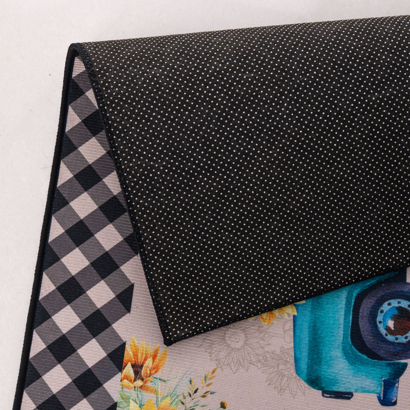 August Grove® Cucina Sunflower Kitchen Rug Set | Wayfair