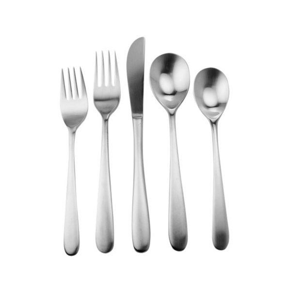 David Shaw Silverware 20 Piece 18/10 Stainless Steel Flatware Set ...