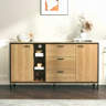 Metro Lane Sideboard With Three Drawers, Exquisite Grain. Modern ...