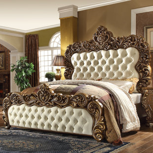Leather Beds You'll Love | Wayfair